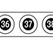 Printable Large Number Line, Black and White Large Number Line Wall ...