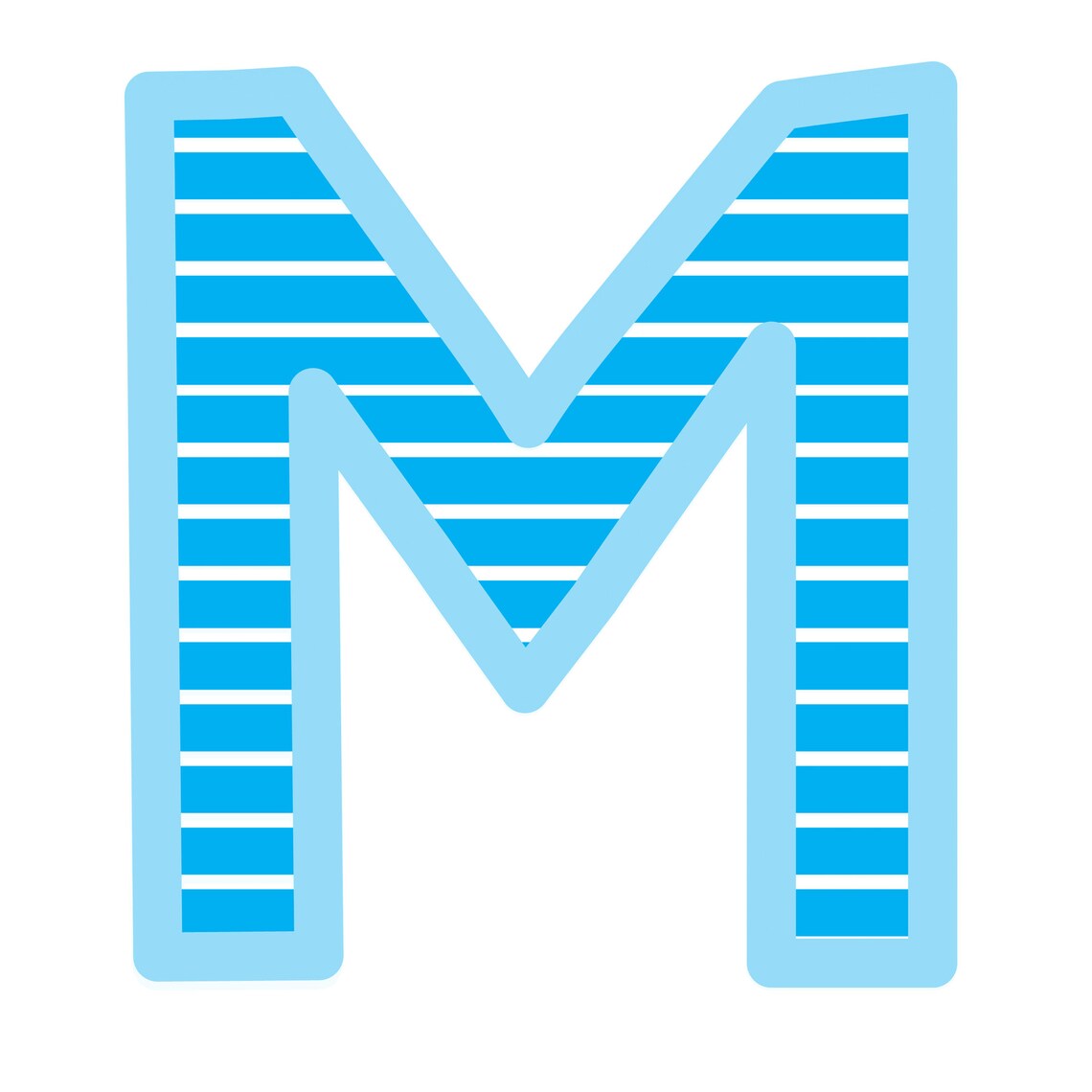 Printable Colorful Bulletin Board Large Alphabet Letters, Letters ...