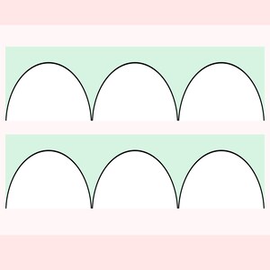 Printable Boho Bulletin Board Borders, Border Trims, Scalloped Borders ...