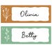 Printable Botanical Classroom Labels Bundle Pack, Editable Name Posters ...