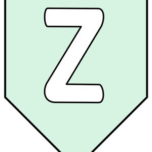 Printable Calm Colors Alphabet Bunting Banners, Editable Bunting Banner ...