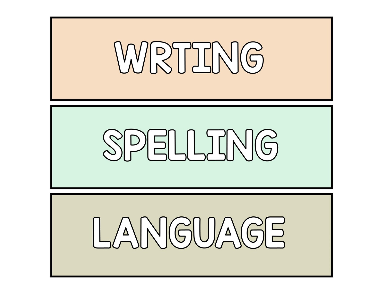 Printable Modern Calm Colors Classroom Schedule Cards, Editable ...