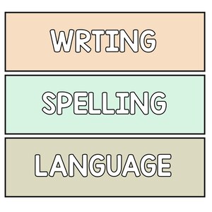 Printable Modern Calm Colors Classroom Schedule Cards, Editable ...