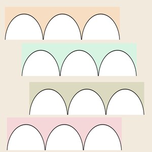 Printable Boho Bulletin Board Borders, Border Trims, Scalloped Borders ...