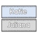 Printable Calm Colors Student Desk Plates, Editable Student Name Labels ...