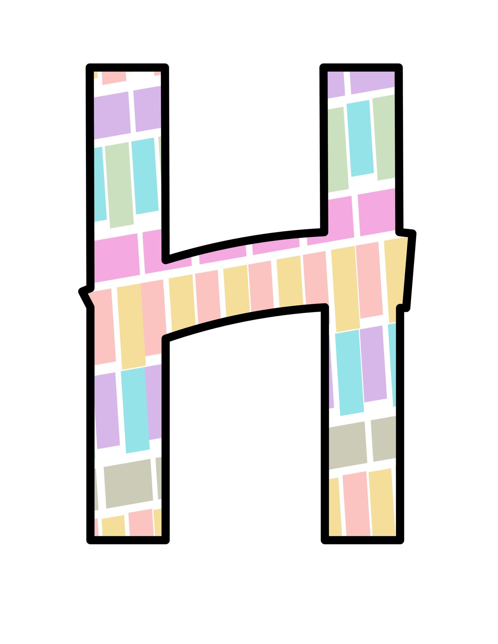 Printable Bright Bulletin Board Letters Bundle Pack Wall Display ...