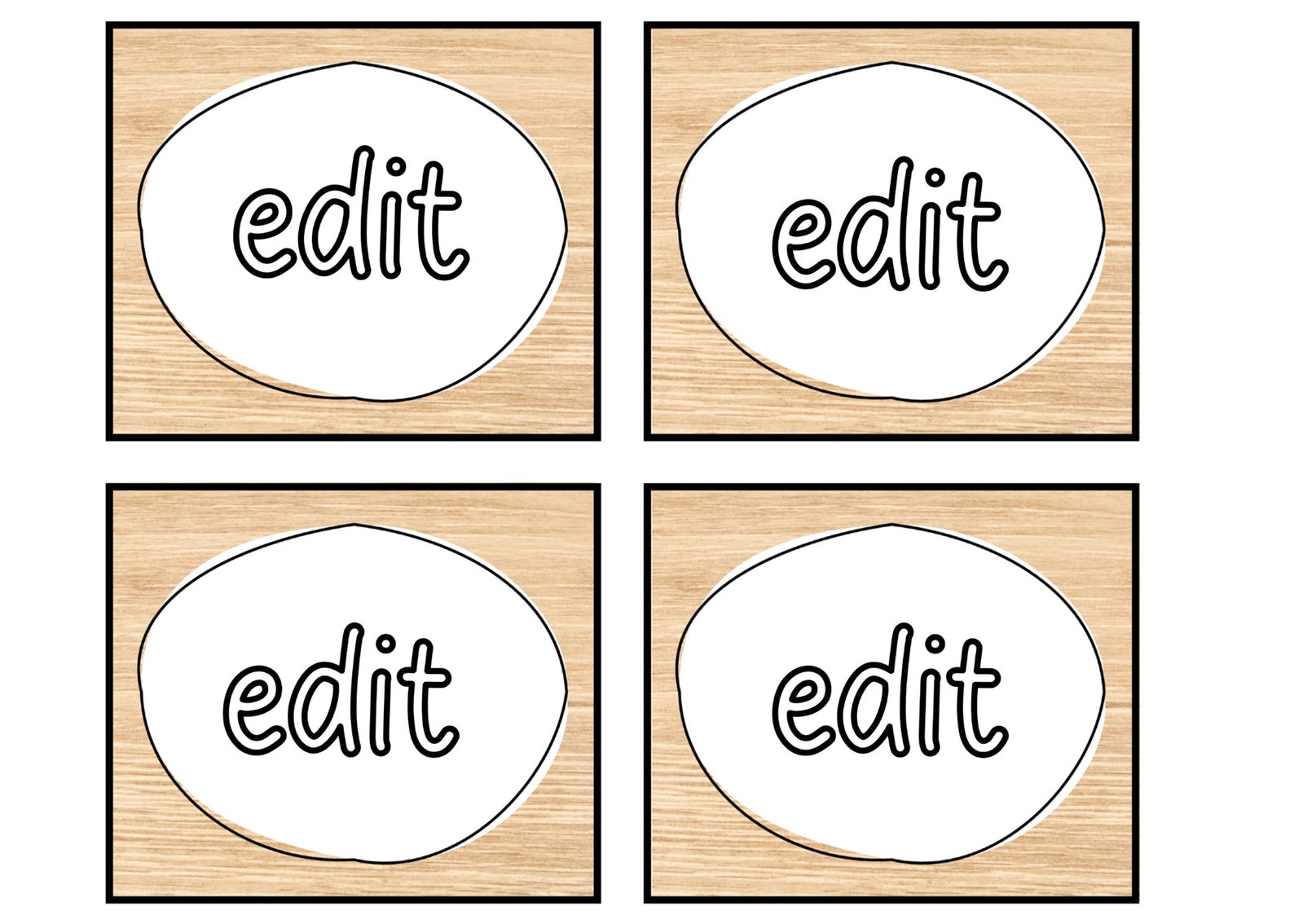 Printable Name Tags, Editable Boho Name Labels, Back to School Labels ...