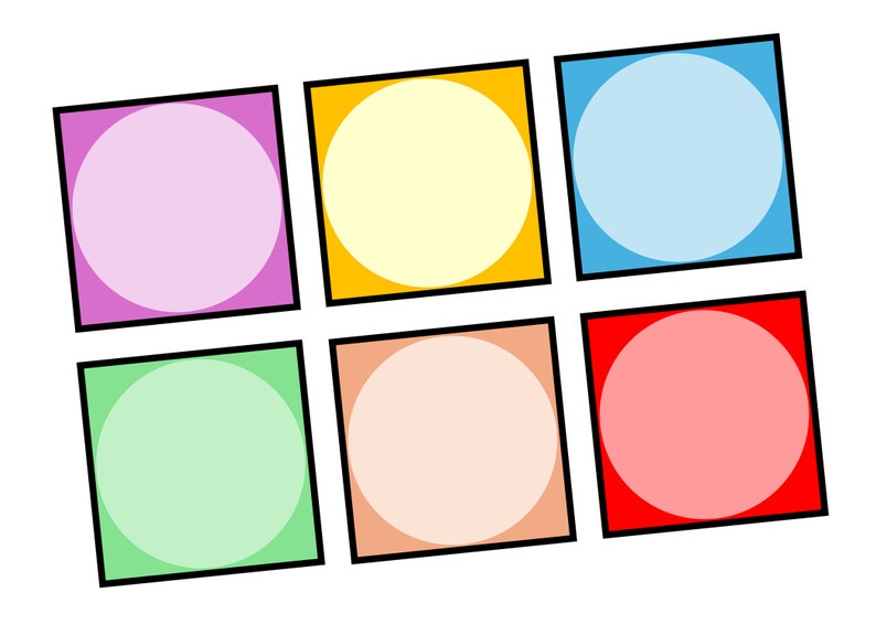 Printable Number Labels, Bright Classroom Calendar Numbers, Number ...