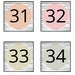 Printable Classroom Calendar Numbers, Square Number Cards, Printable ...