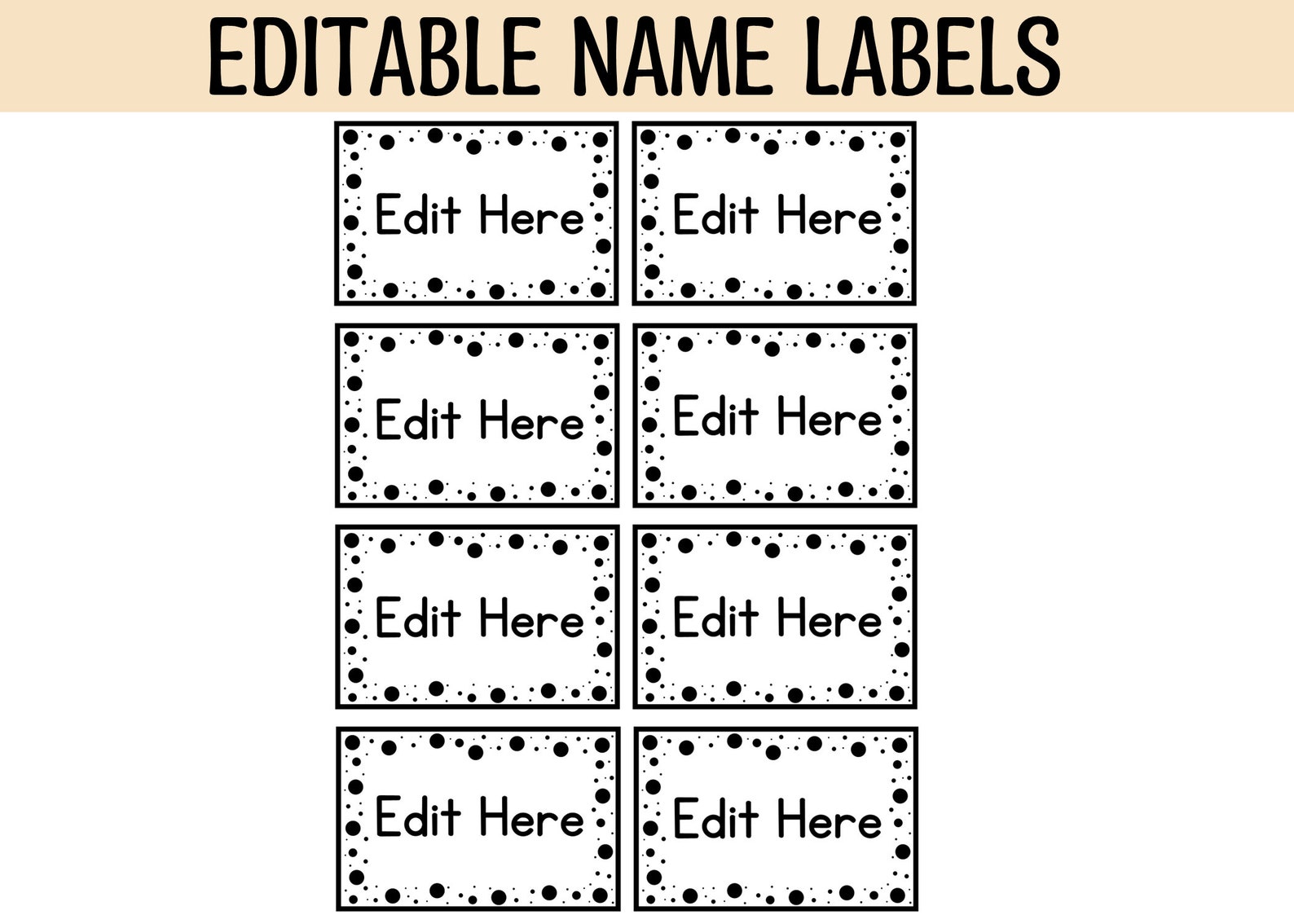 Printable Colorful Classroom Labels, Name Tags, Homeschool Labels ...