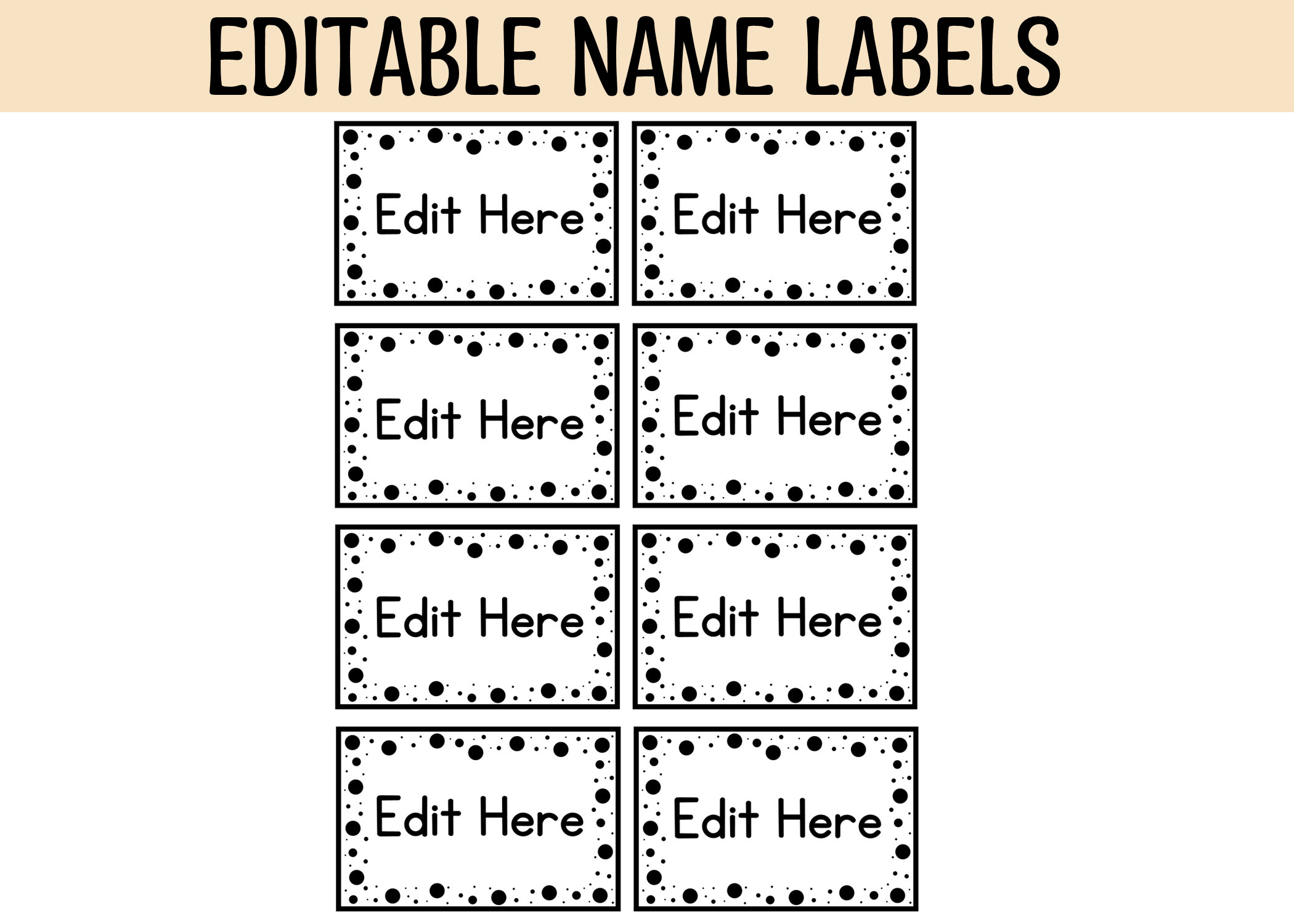 Printable Colorful Classroom Labels, Name Tags, Homeschool Labels ...