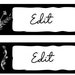 Black and White Classroom Labels, Student Name Tags, Printable ...