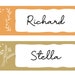 Boho Art Classroom Labels, Editable Student Name Tags, Botanical Name ...
