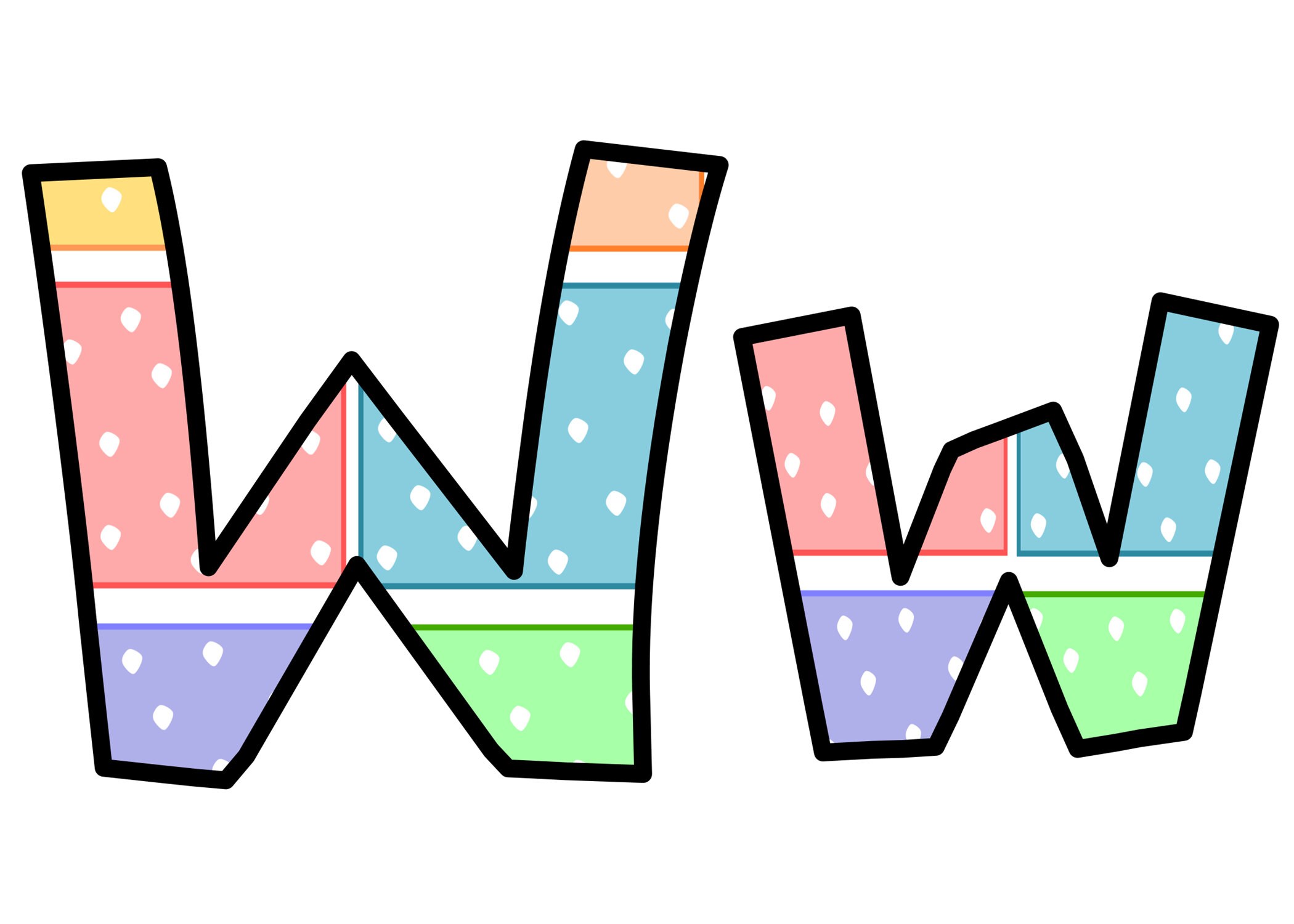 Bulletin Board Letters, Large Alphabet Letters, Printable Large ...