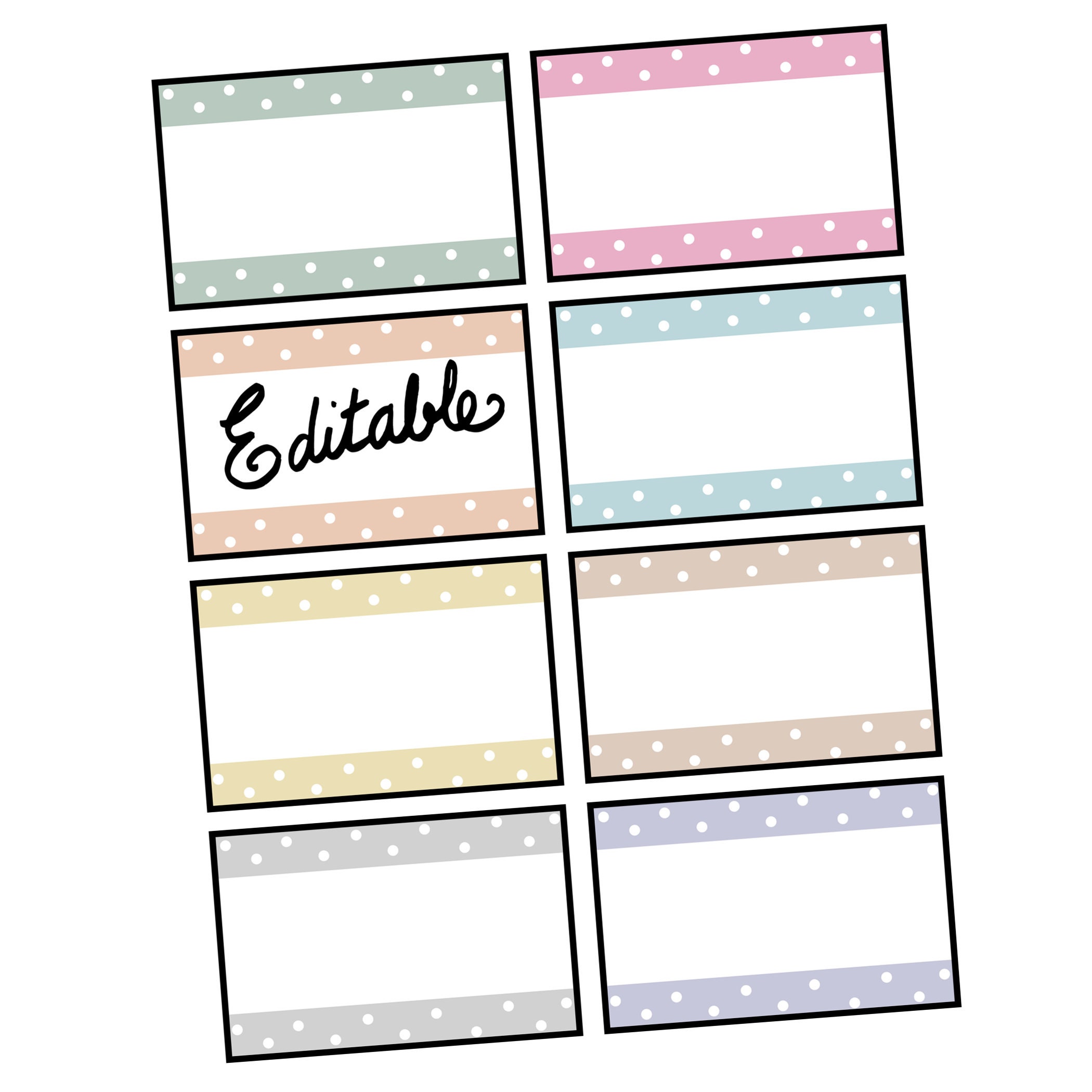 Chevron Student Name Labels, Editable Classroom Decor (PPTX) - Etsy