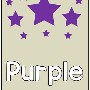 Printable Calm Colors Color Posters, Editable Color Posters, Classroom ...