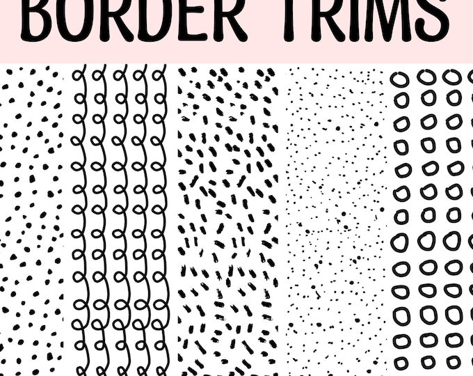 Scalloped Borders, Boho Bulletin Board Borders, Boho Neutral Classroom ...