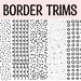 Printable Black and White Bulletin Board Borders, School Board Borders ...