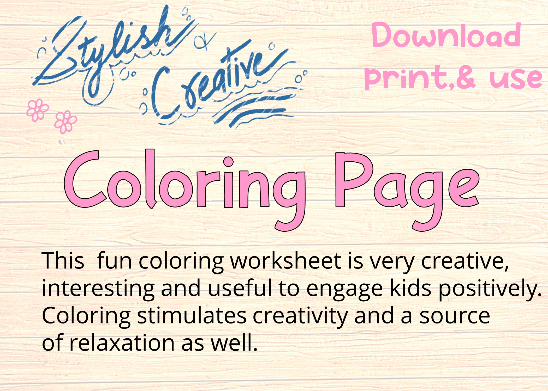 Printable Spring Coloring Page, Happy Spring Coloring Activity ...