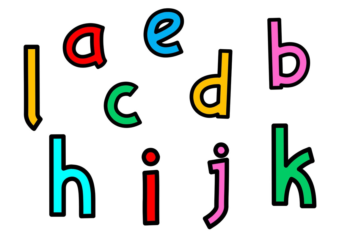 Printable Bright Bulletin Board Large Alphabet Letters, Colorful ...