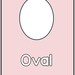 Printable Modern Calm Colors Shape Posters, Shape Posters Wall Display ...