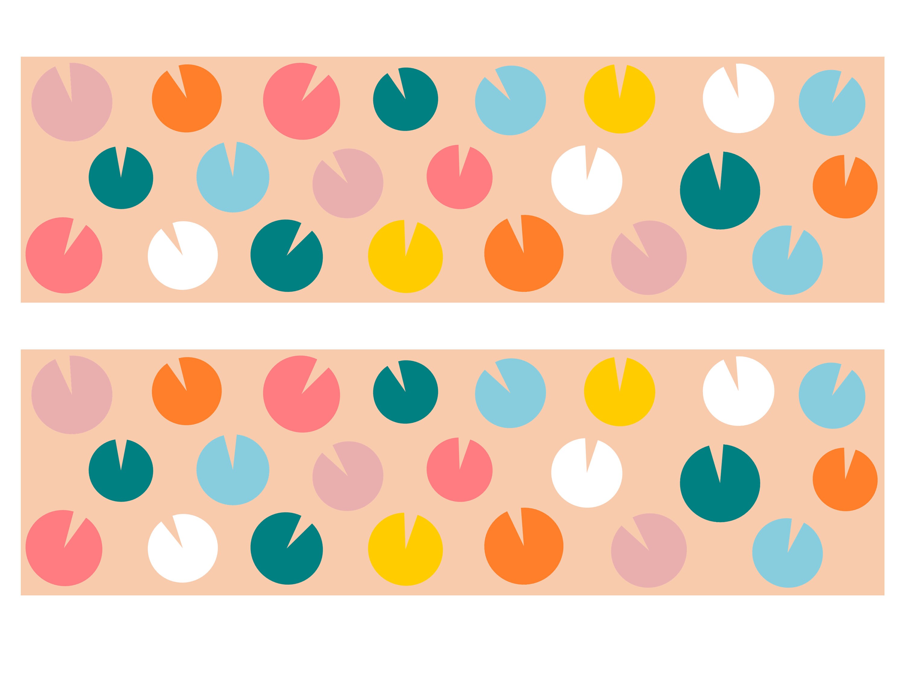 Rainbow Bulletin Board Borders, Bright Classroom Borders, Boho Rainbow ...