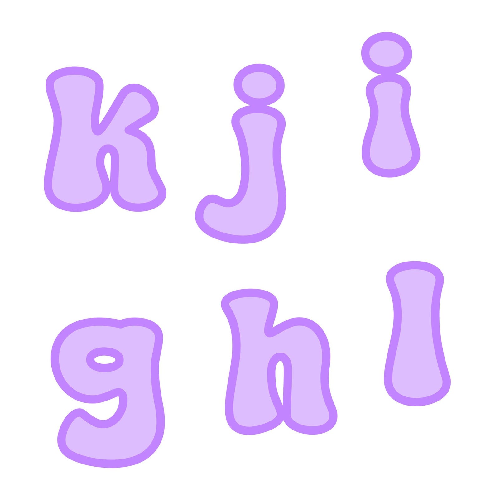 Printable Purple Bulletin Board Letters, Alphabets for Kids, Editable ...