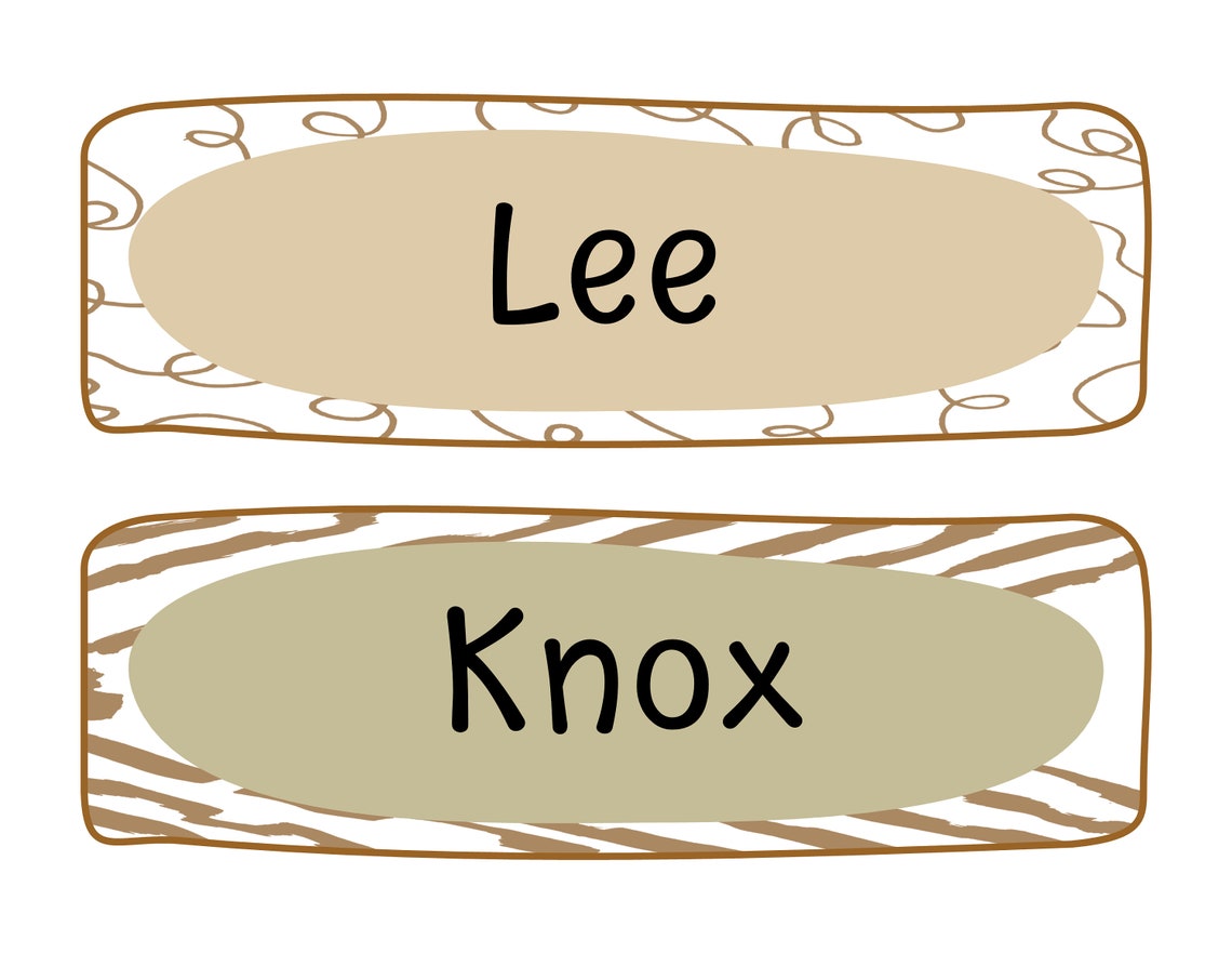 Classroom Labels, Student Name Tags, Back to School Labels, Editable ...