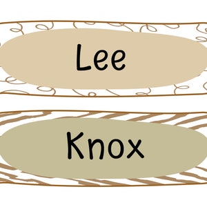 Classroom Labels, Student Name Tags, Back to School Labels, Editable ...