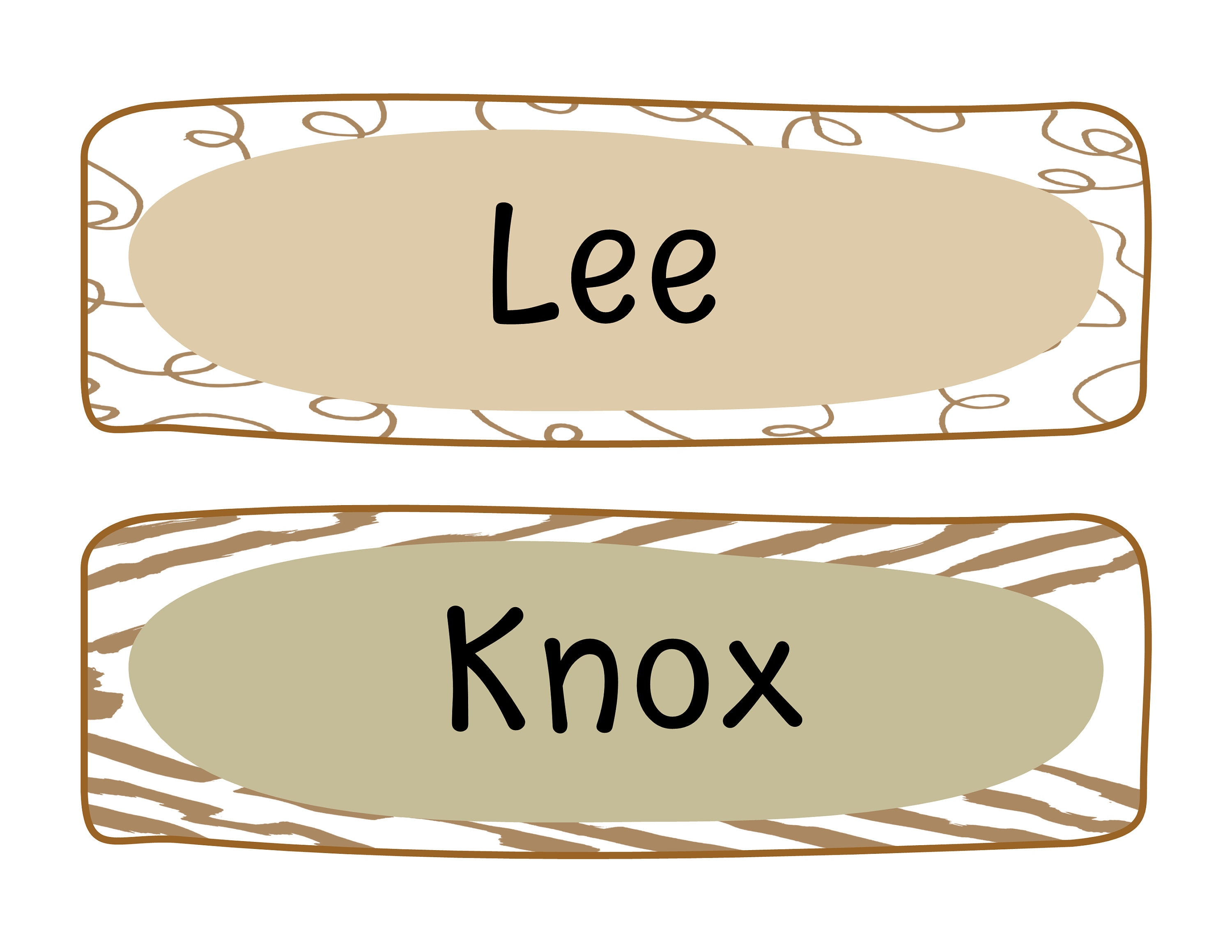 Classroom Labels, Student Name Tags, Back to School Labels, Editable ...