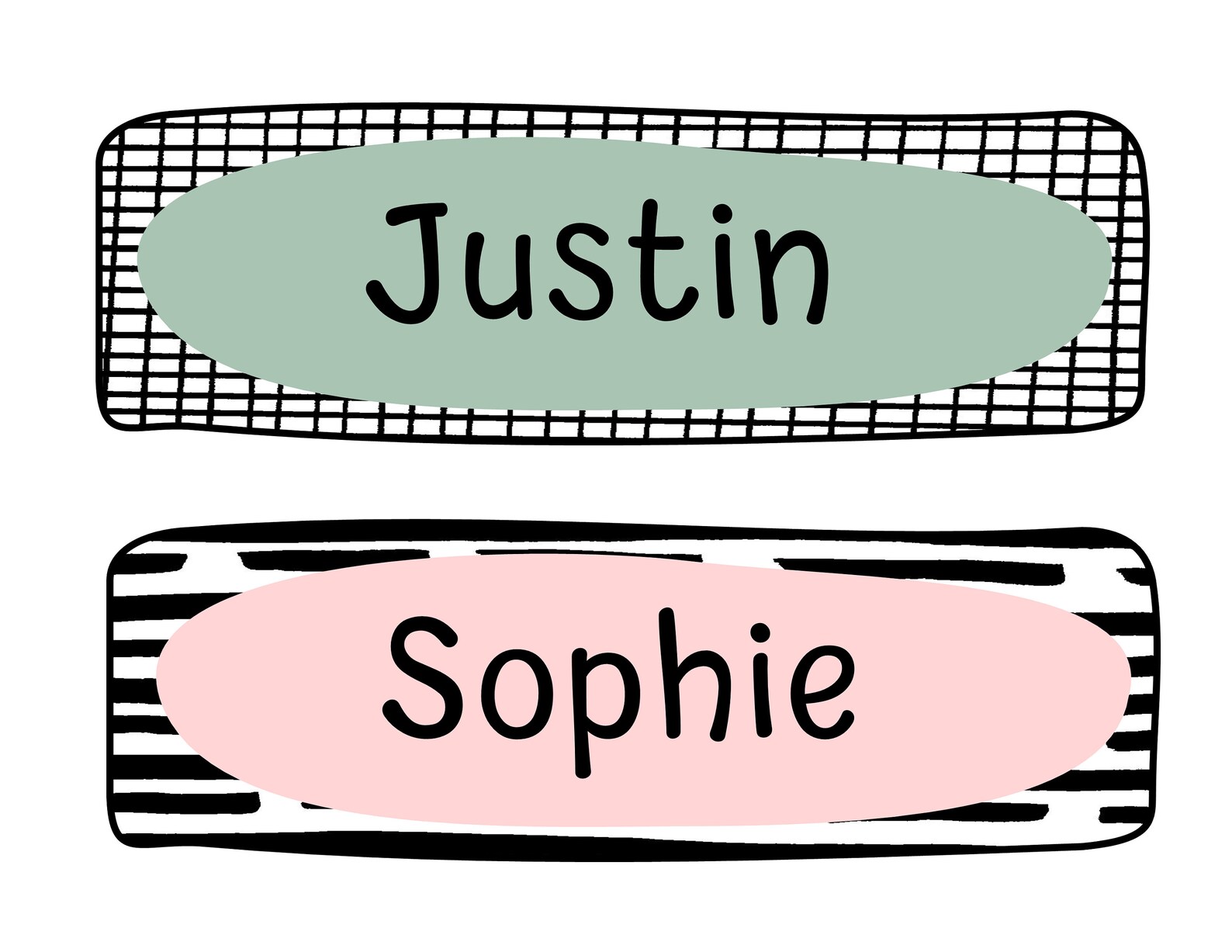 Student Name Tags, Student Labels, Classroom Labels, Boho Classroom ...