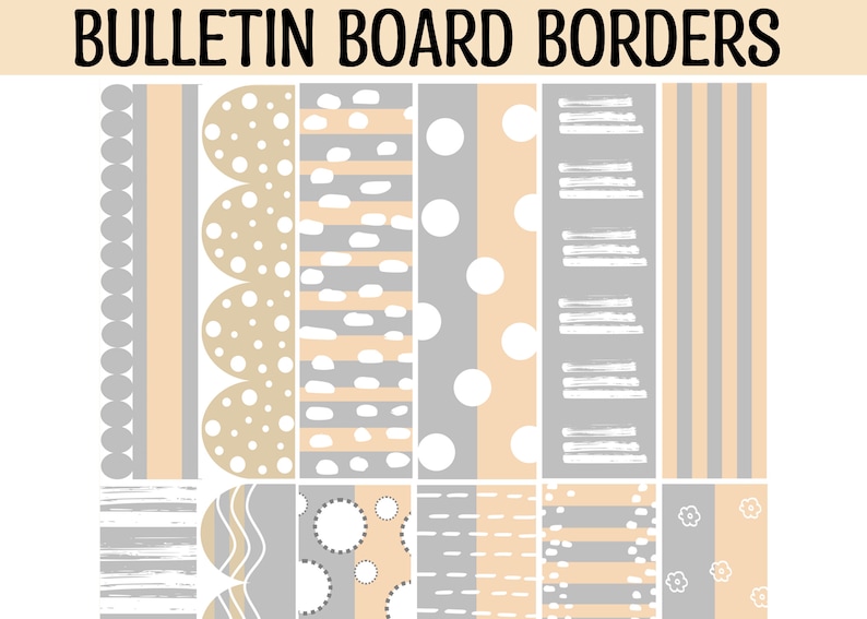Classroom Borders, Bulletin Board Borders, Back to School Borders ...