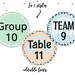 Boho Pastel Rainbow Classroom Table Team and Group Numbers - Etsy