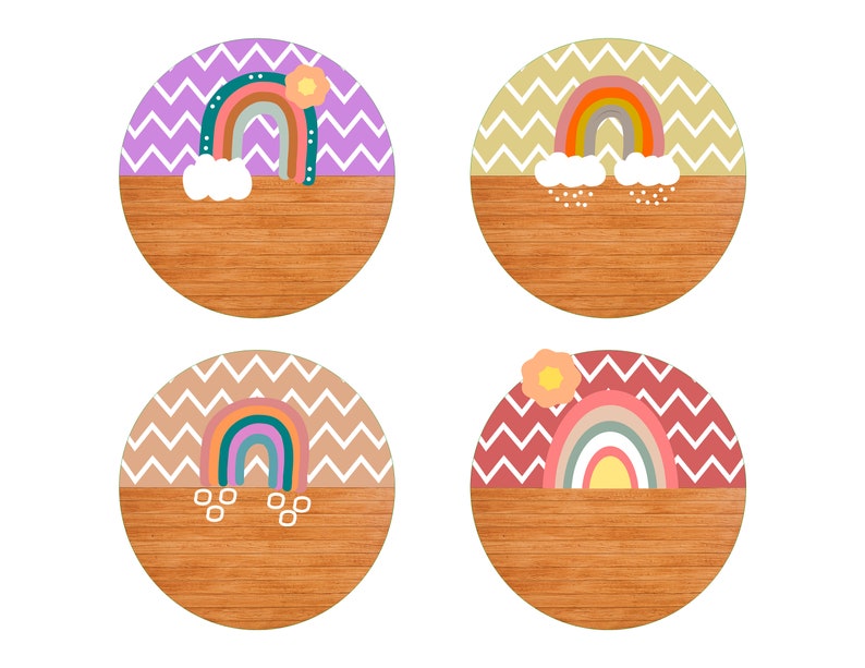 Circular Classroom Labels,student Name Tags,editable Name Tags, Rainbow ...