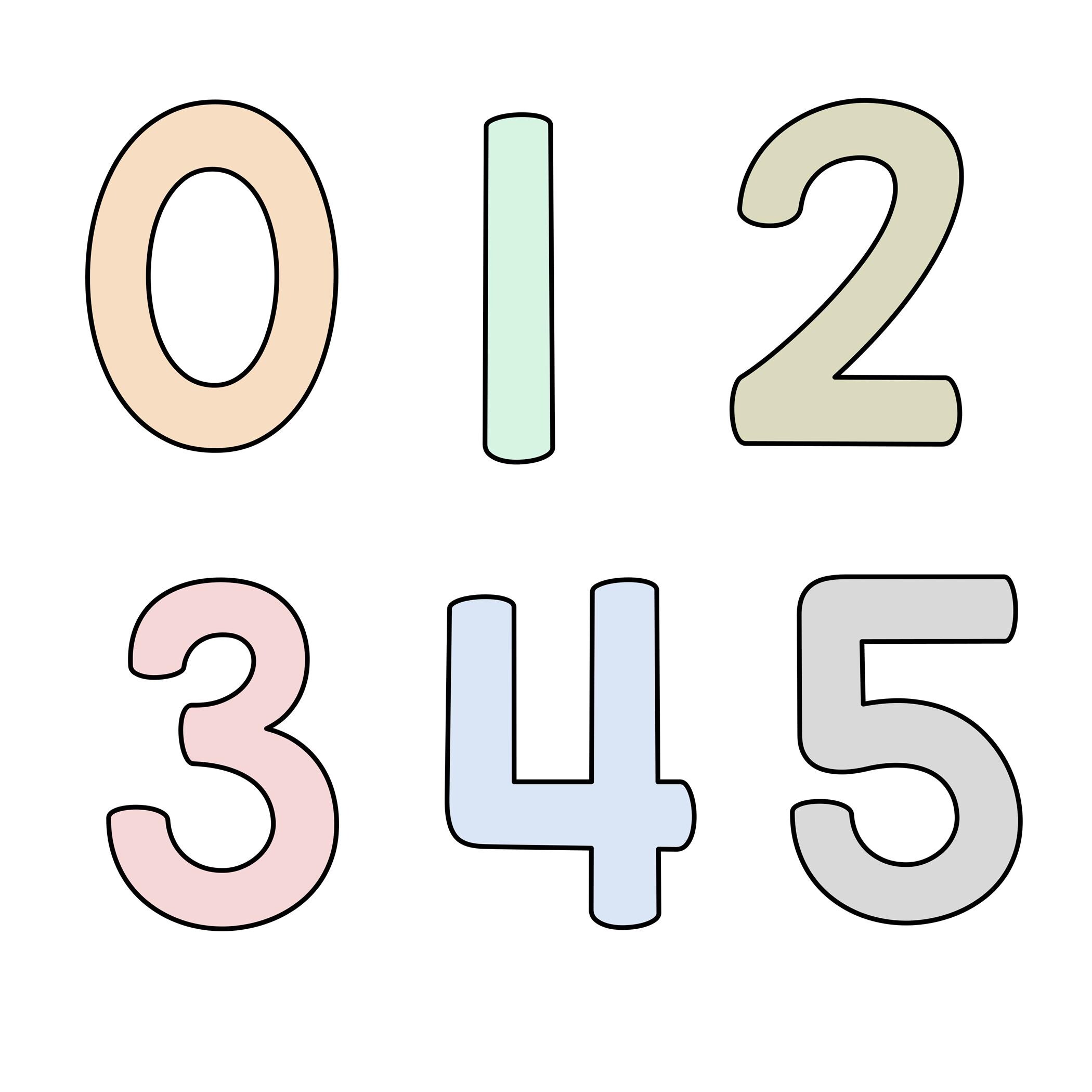 Printable Calm Colors Bulletin Board Letters, Large Alphabet Letters ...