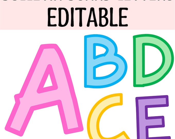 Printable Large Number Line Wall Display, Editable Number Line, Bright ...