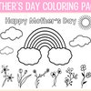 Printable Spring Coloring Page, Happy Spring Coloring Activity ...