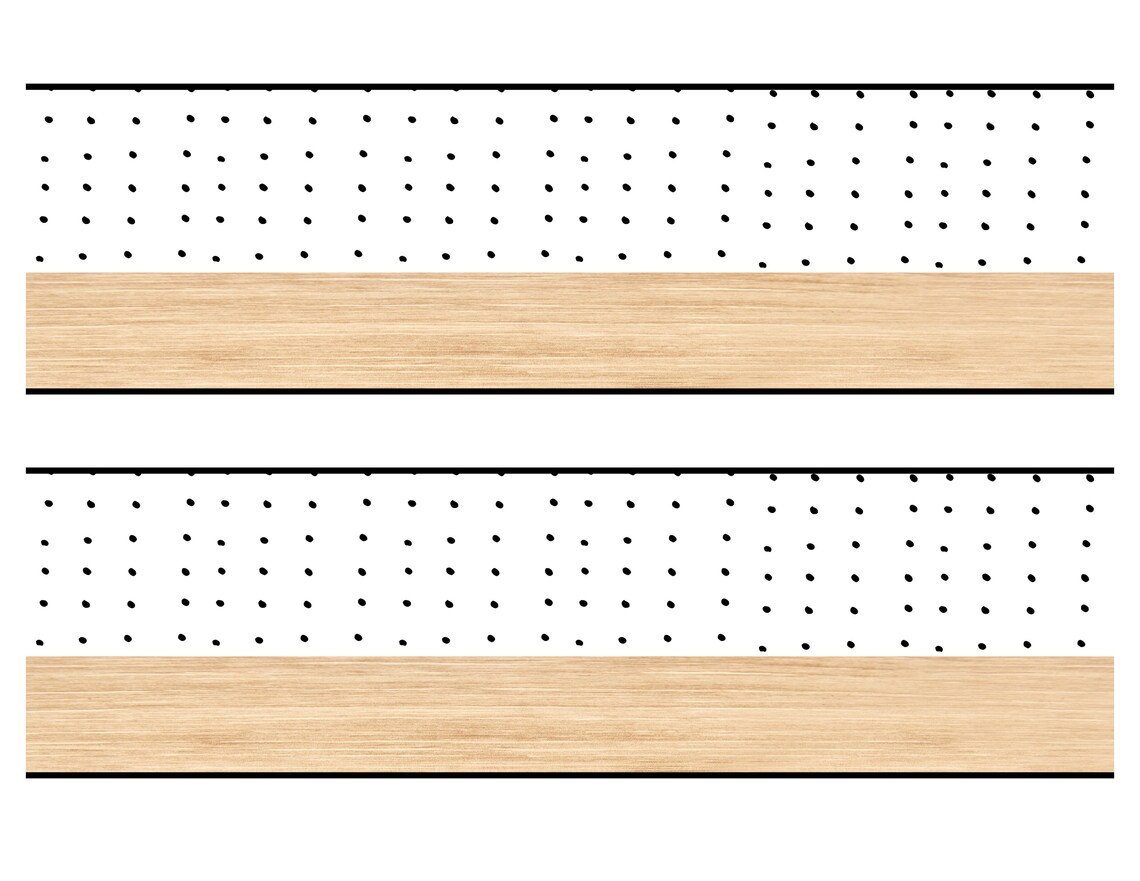 Bulletin Board Borders, Office Borders, Boho Neutral Borders, Classroom ...