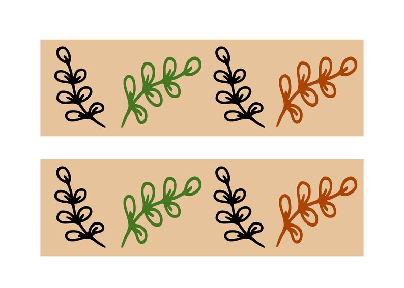 Bulletin Board Borders, School Board Borders, Boho Leaves Classroom ...