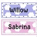 Classroom Labels, Student Name Tags, Name Tags, Pastel Colors Name ...