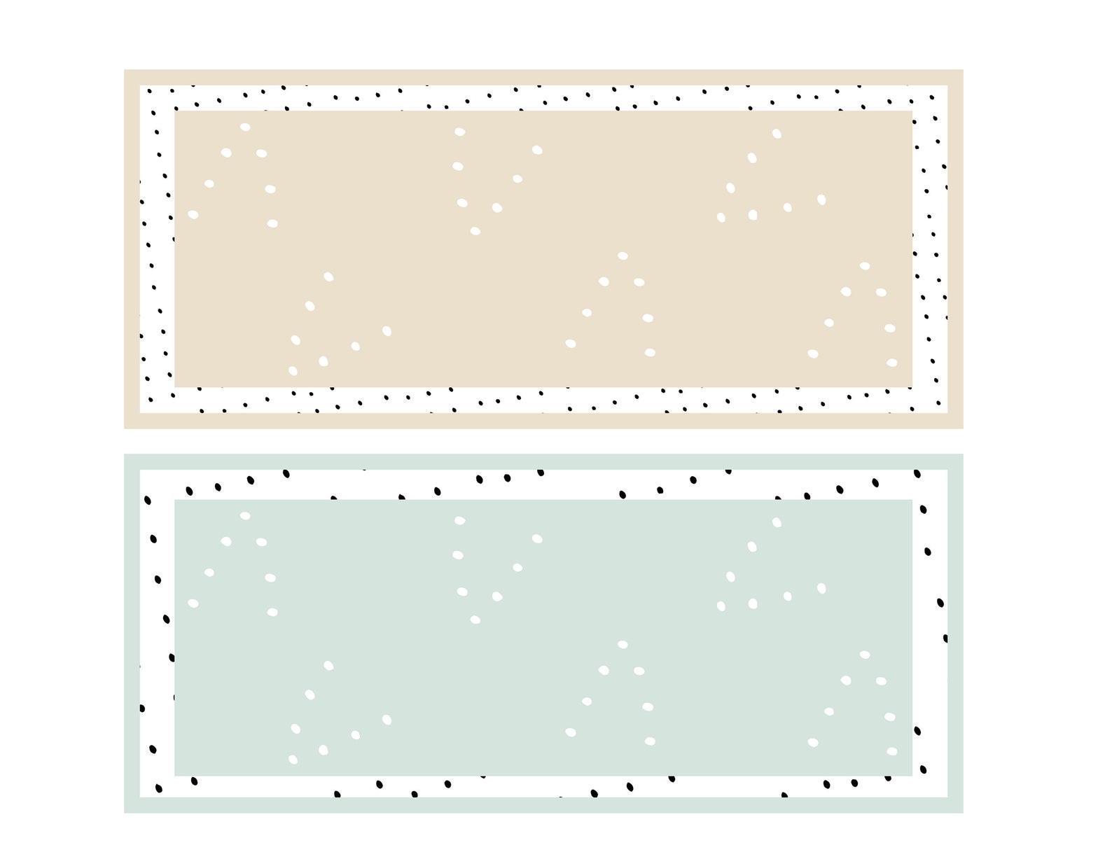 Printable Boho Neutral Name Labels, Student Name Labels, Classroom ...