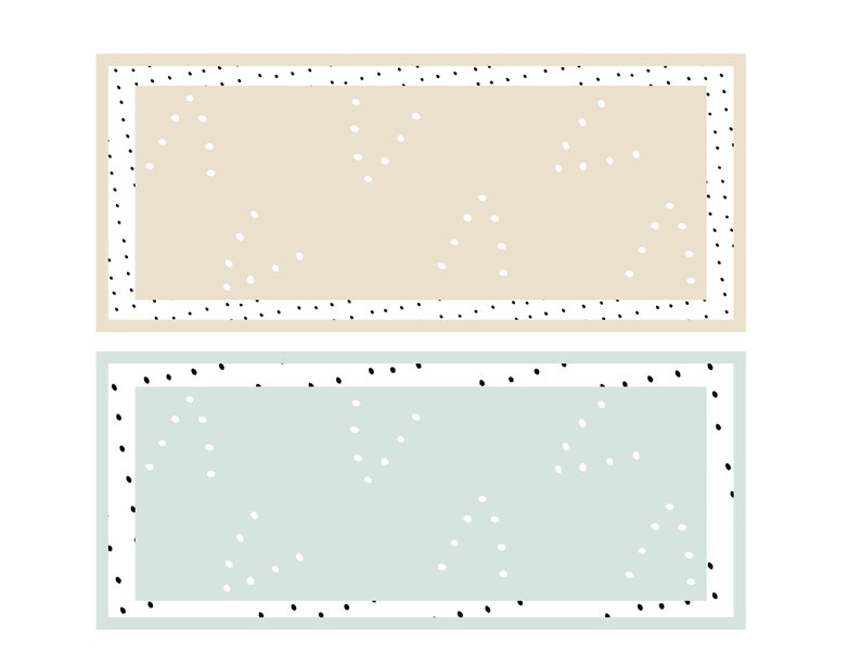 Printable Boho Neutral Name Labels, Student Name Labels, Classroom ...