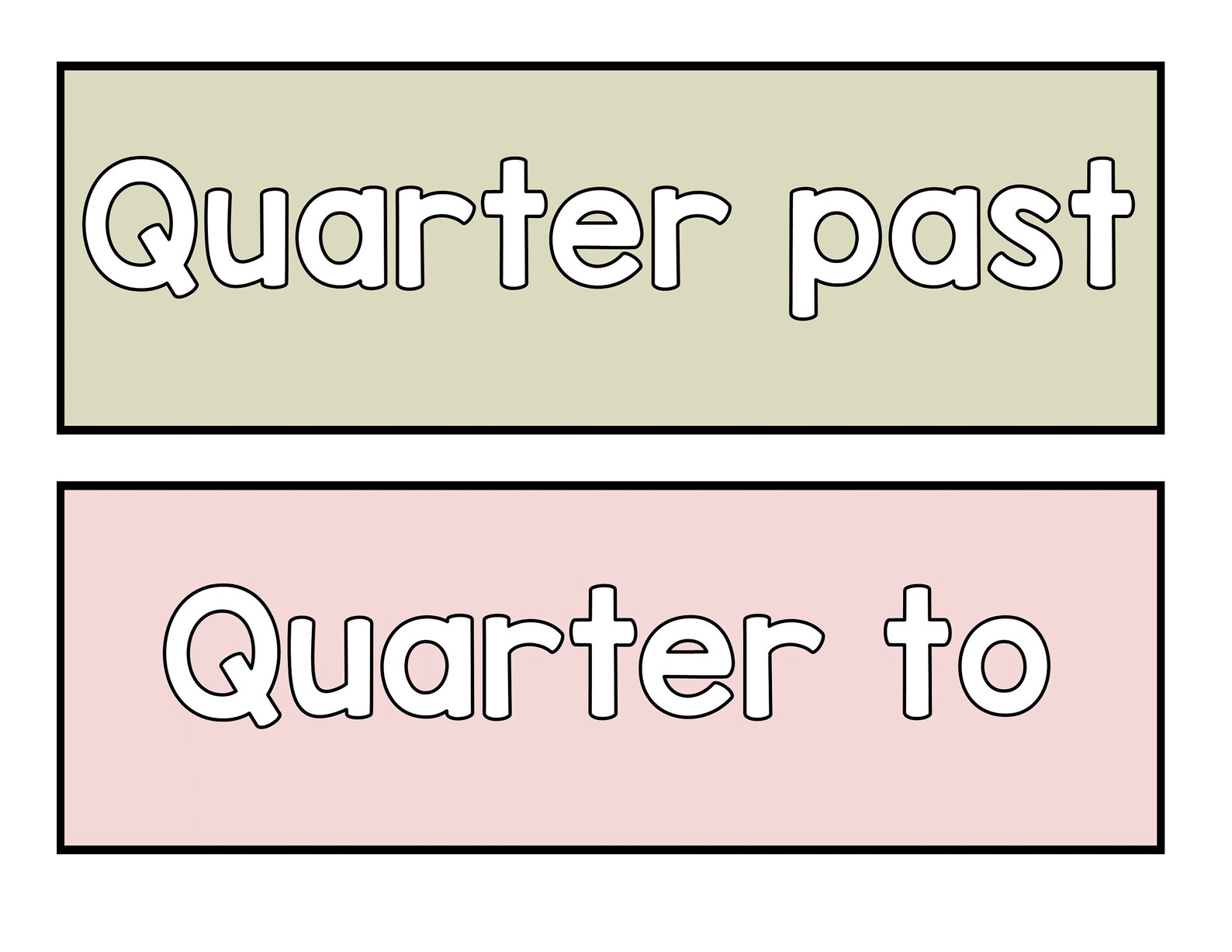 Printable Calm Color Clock Numbers, Clock Numbers Wall Display ...