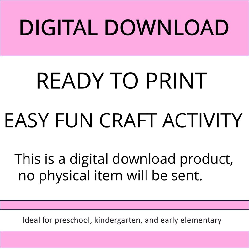 Spring Paper Crown Craft Activity for Kids, Kindergarten Art Center ...