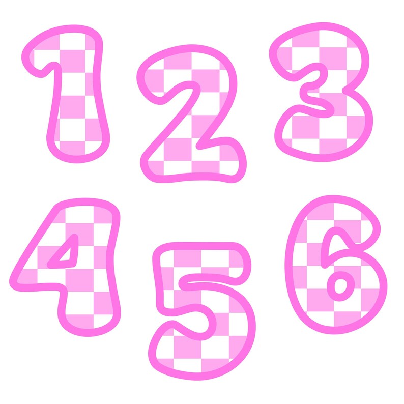 Printable Pink Checkered Bulletin Board Letters, Alphabets, Decorative ...