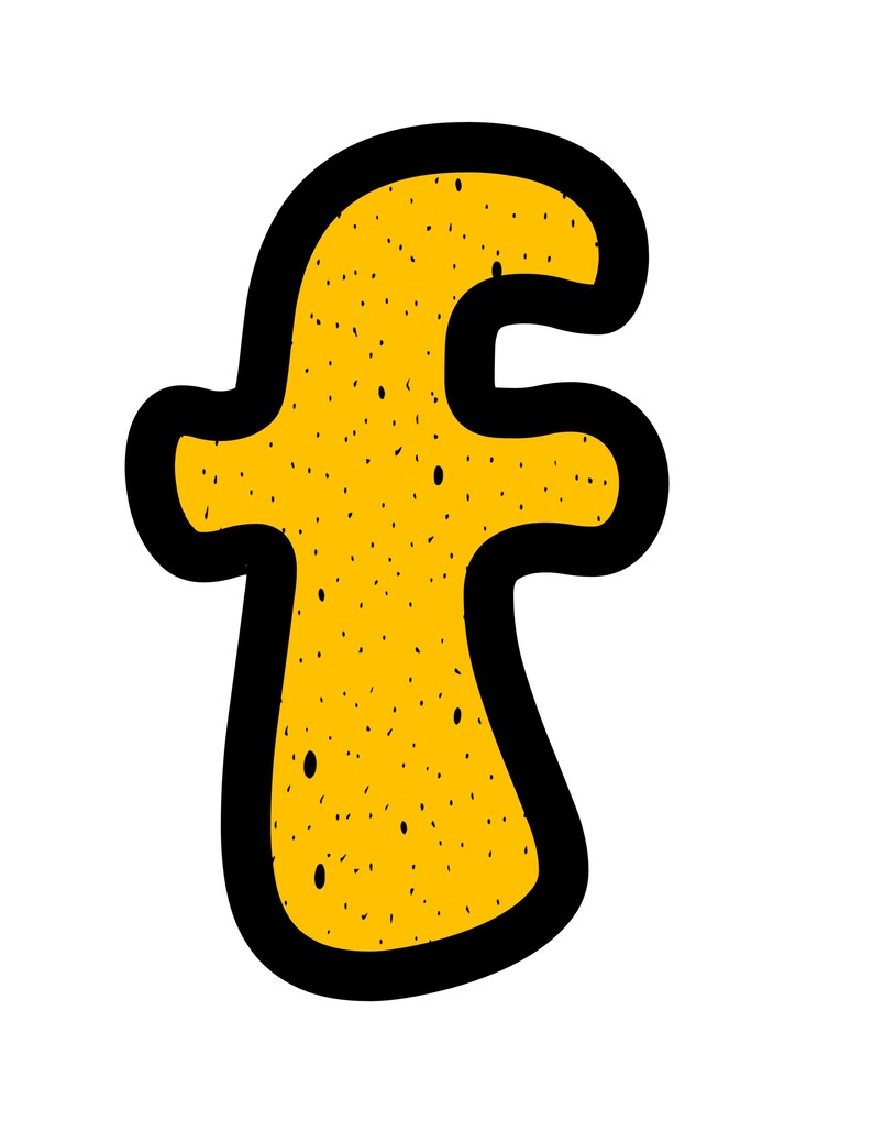 Printable Yellow Spotty Bulletin Board Letters Wall Display, Large ...