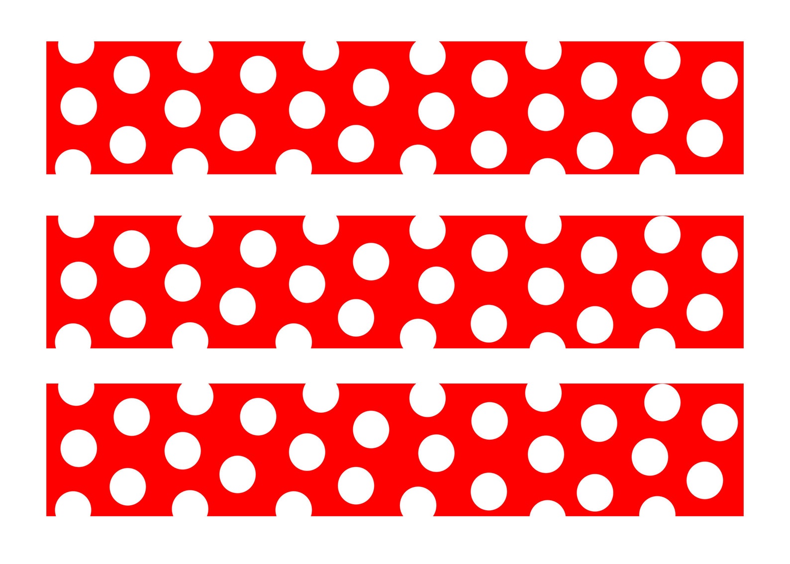 Polka Dots Bright Colors Bulletin Board Borders, Printable Classroom ...