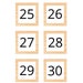 Printable Classroom Calendar Numbers Square Number Cards - Etsy Canada