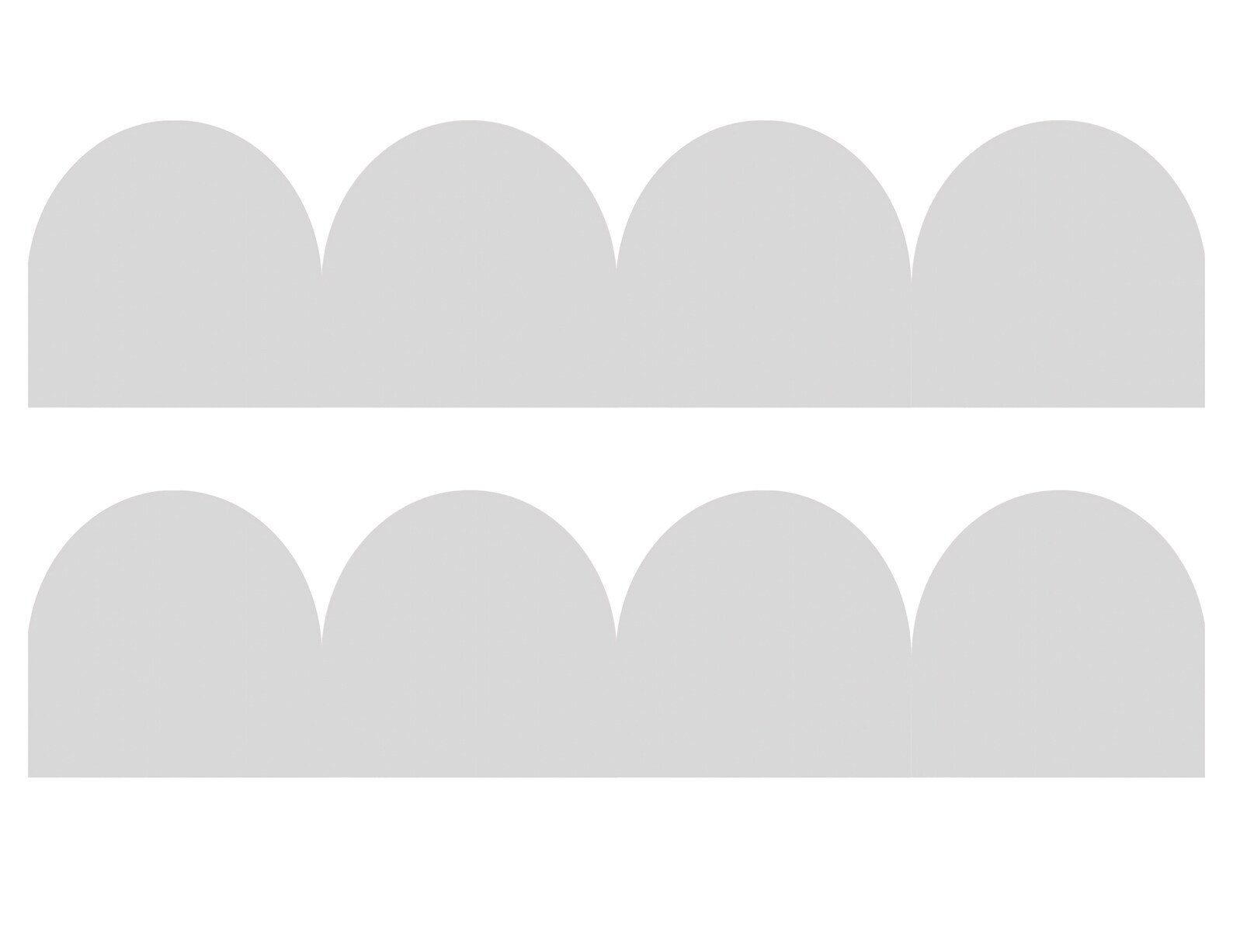 Printable Boho Checkered Bulletin Board Borders, Scalloped School Board ...