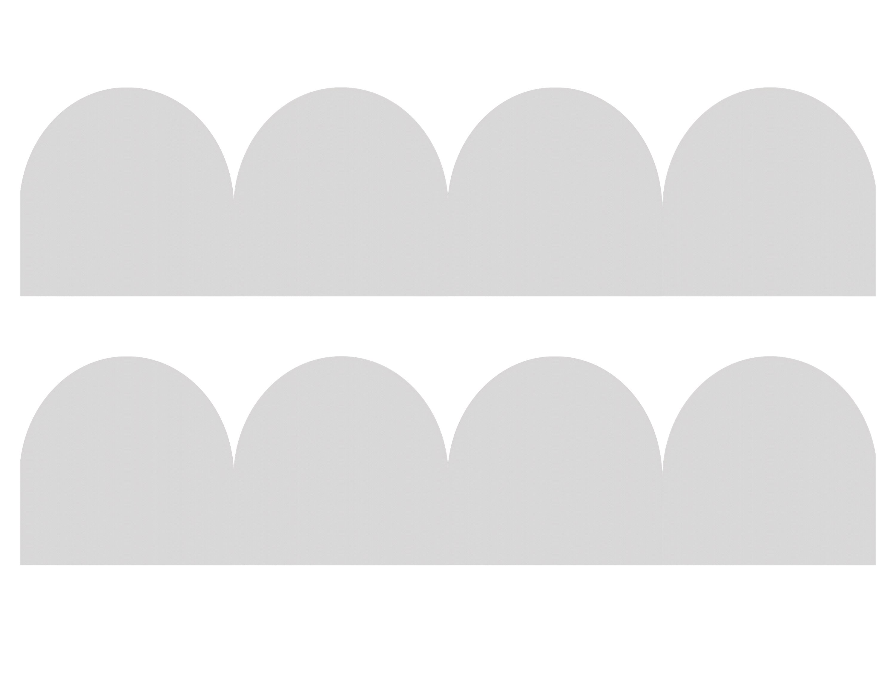 Printable Boho Checkered Bulletin Board Borders, Scalloped School Board ...